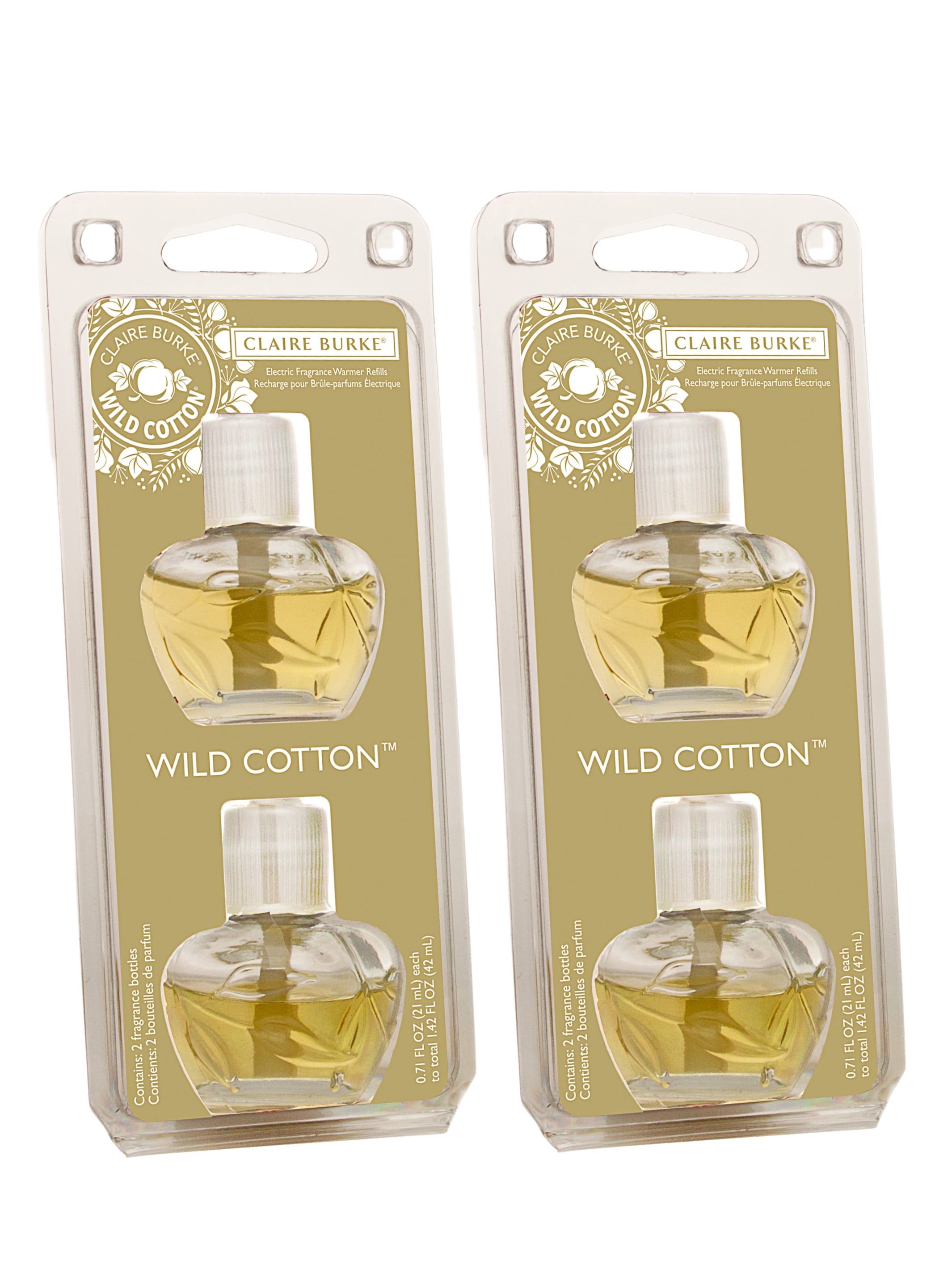 Claire Burke Wild Cotton Plugin Refills - 2Pk - Walmart.com