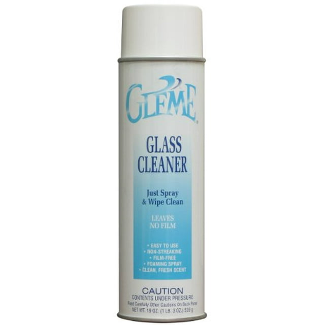 Claire C-050 19 Oz. Gleme Glass Cleaner Aerosol Can (Case of 12 ...