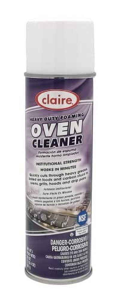 Claire Cl824-12pk Heavy Duty Foaming Oven Cleaner; 20 Oz. Net Wt.,12 ...