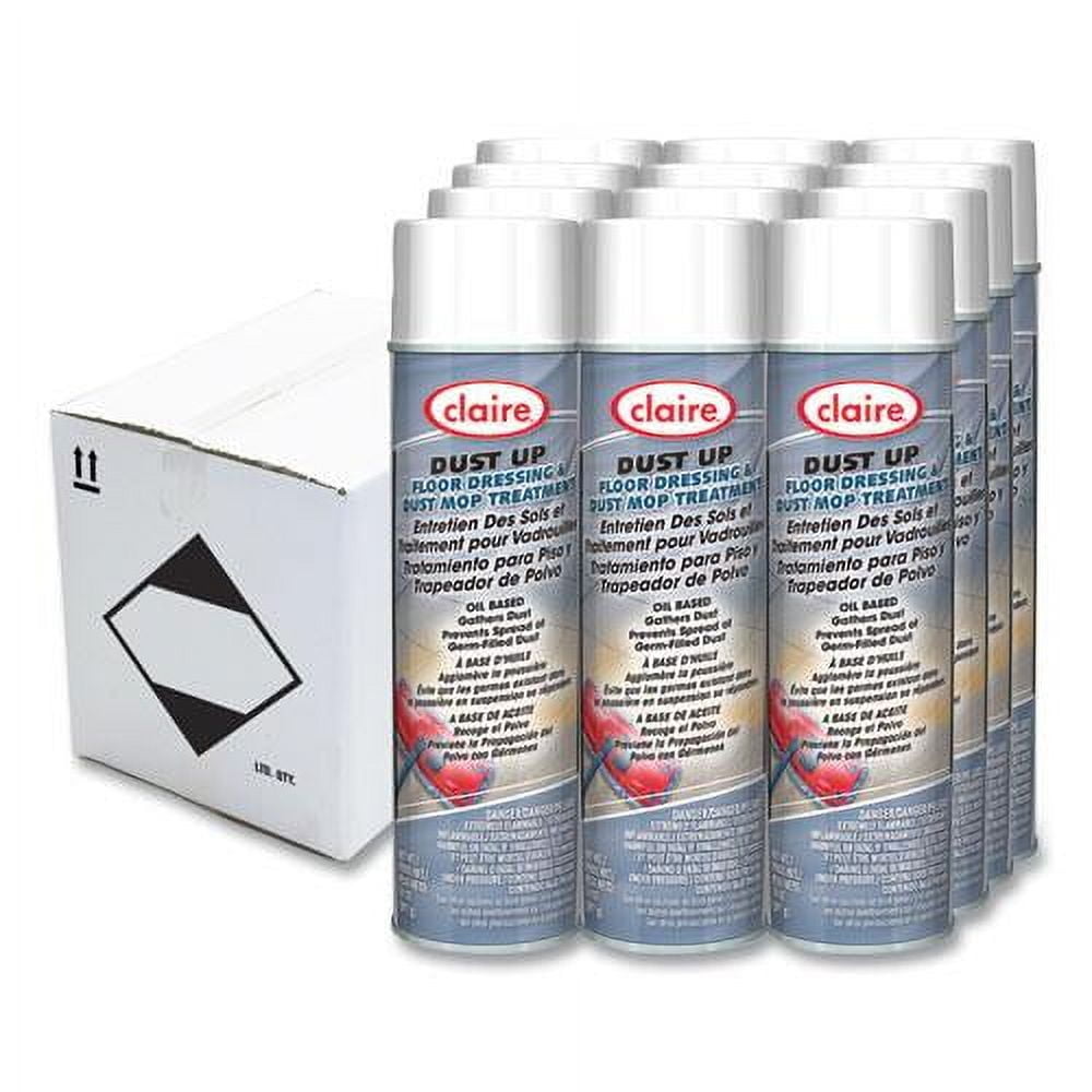 Claire Dust Up Floor Dressing and Dust Mop Treatment, Lemon Scent, 14 ...