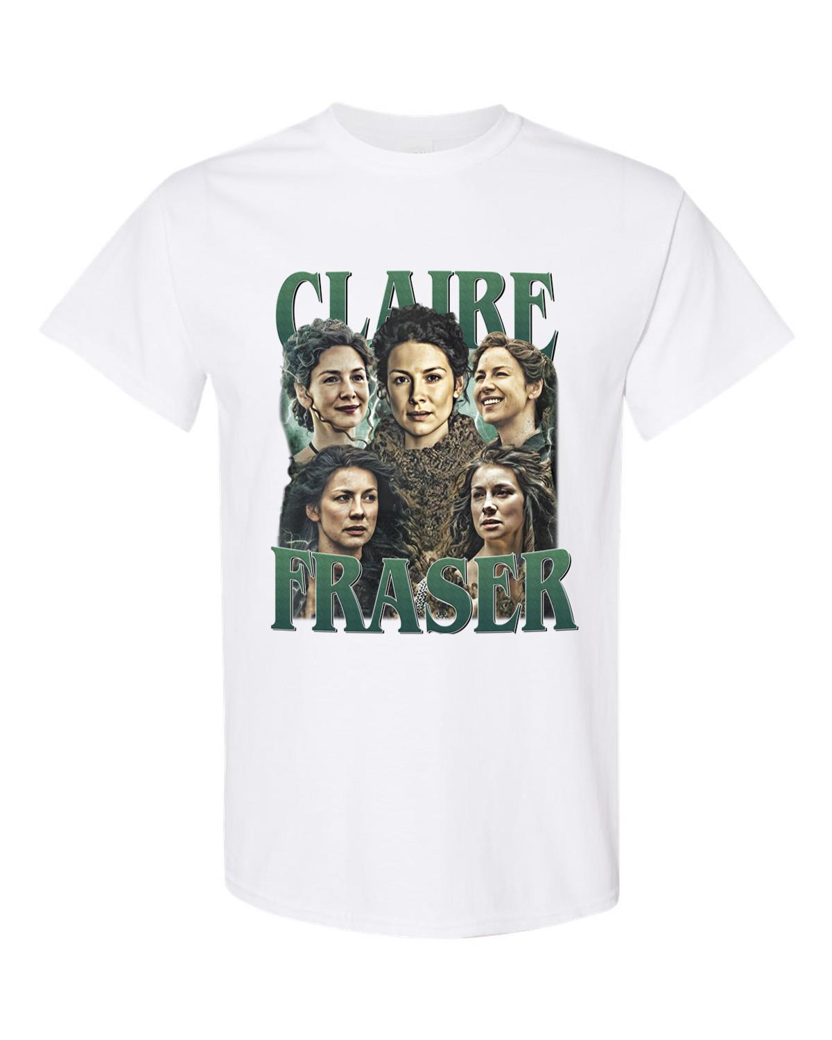Claire Fraser T-Shirt Vintage Outlander Graphic for Show Fans, for men ...