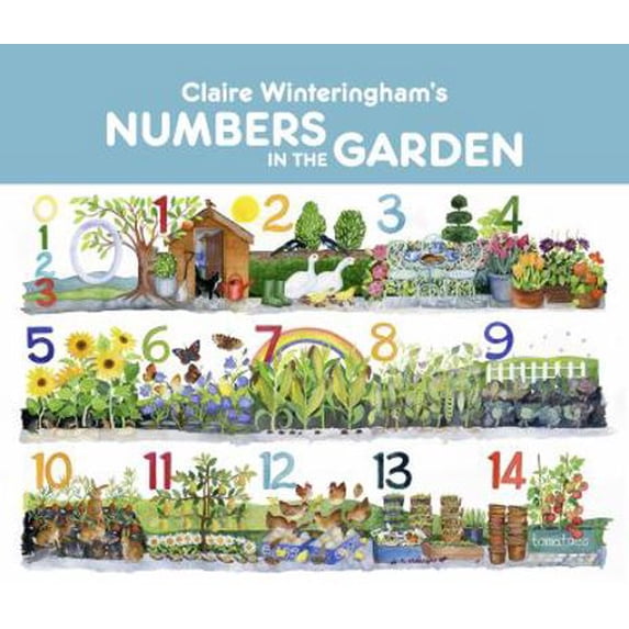 Pre-Owned Claire Winteringham's Numbers in the Garden (Board book ...