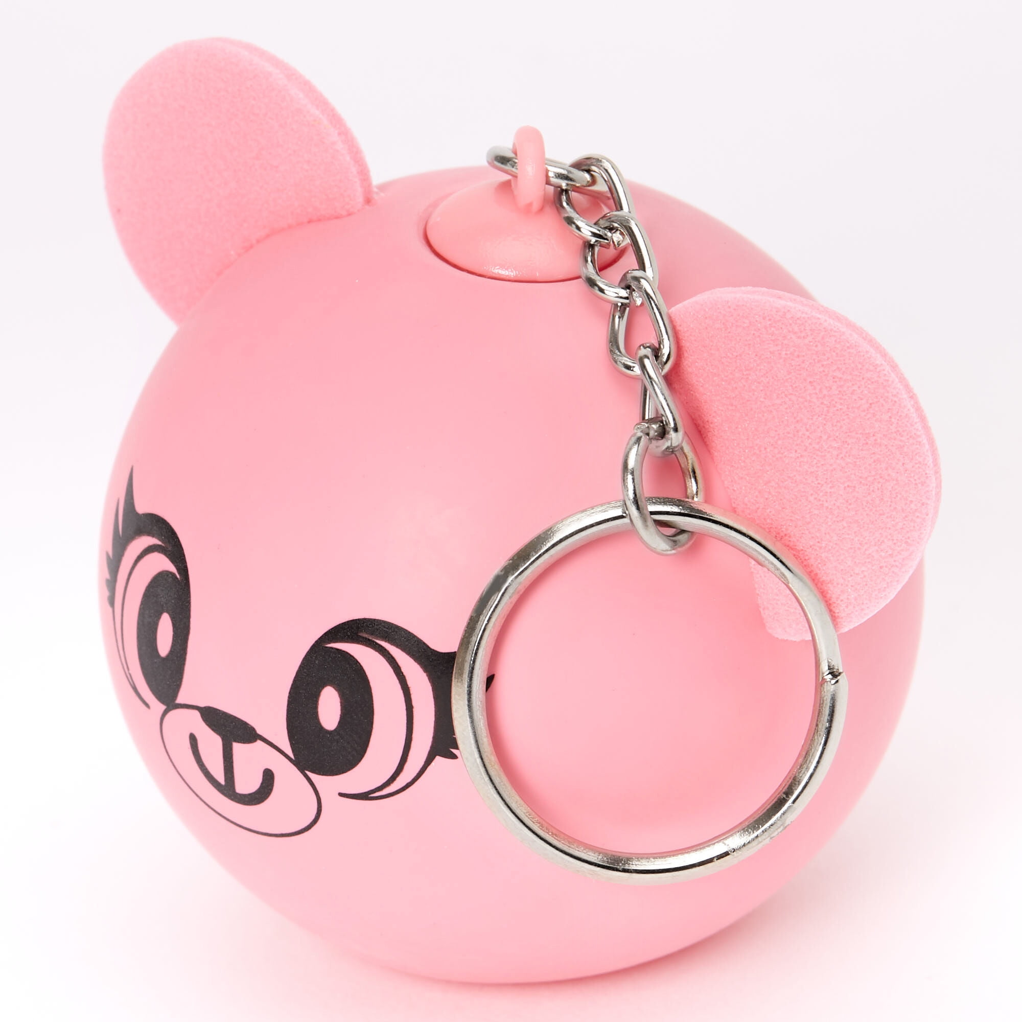 Claire's Bear Stress Ball Keychain - Pink, Metal - Walmart.com