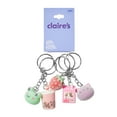 Claire's Best Friend Forever Fuzzy Boba Themed Keychain Set, 5-Pack ...