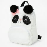 Claire's Club Plush Panda Small Backpack - White - Walmart.com