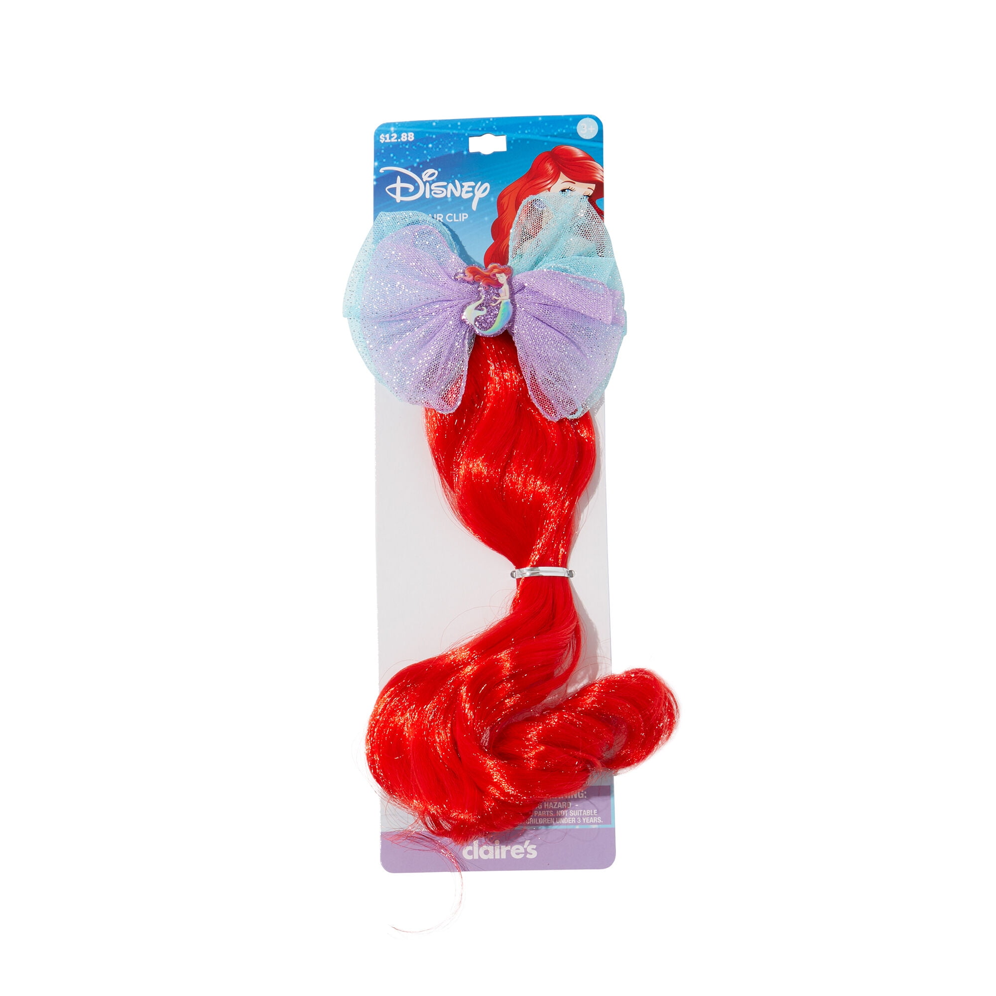 Claire's Disney's The Little Mermaid Alligator Hair Clip with Curled ...