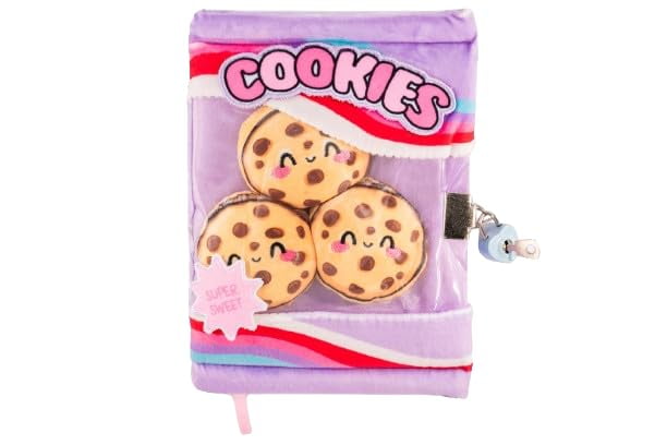 Claire's Fuzzy Diary - Chocolate Chip Cookies Design with Lock and Key ...