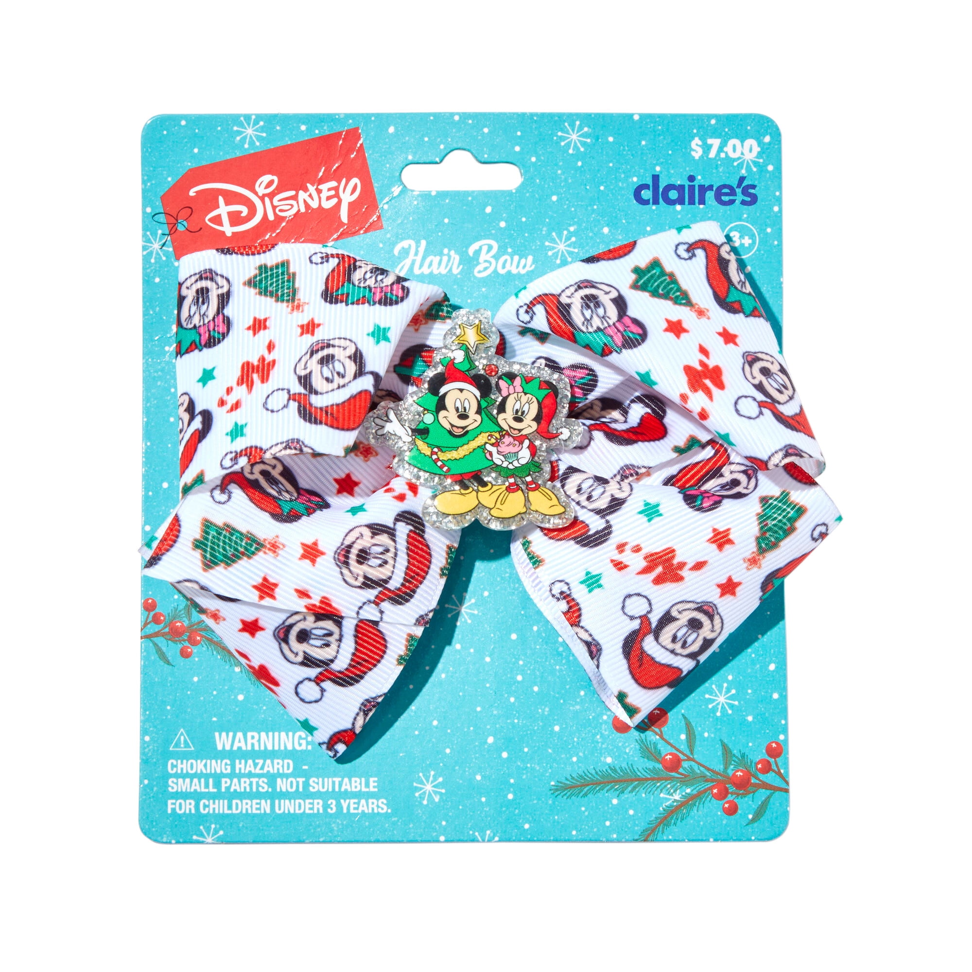 Claire's Girls Disney Minnie Mouse Hair Bow - Walmart.com