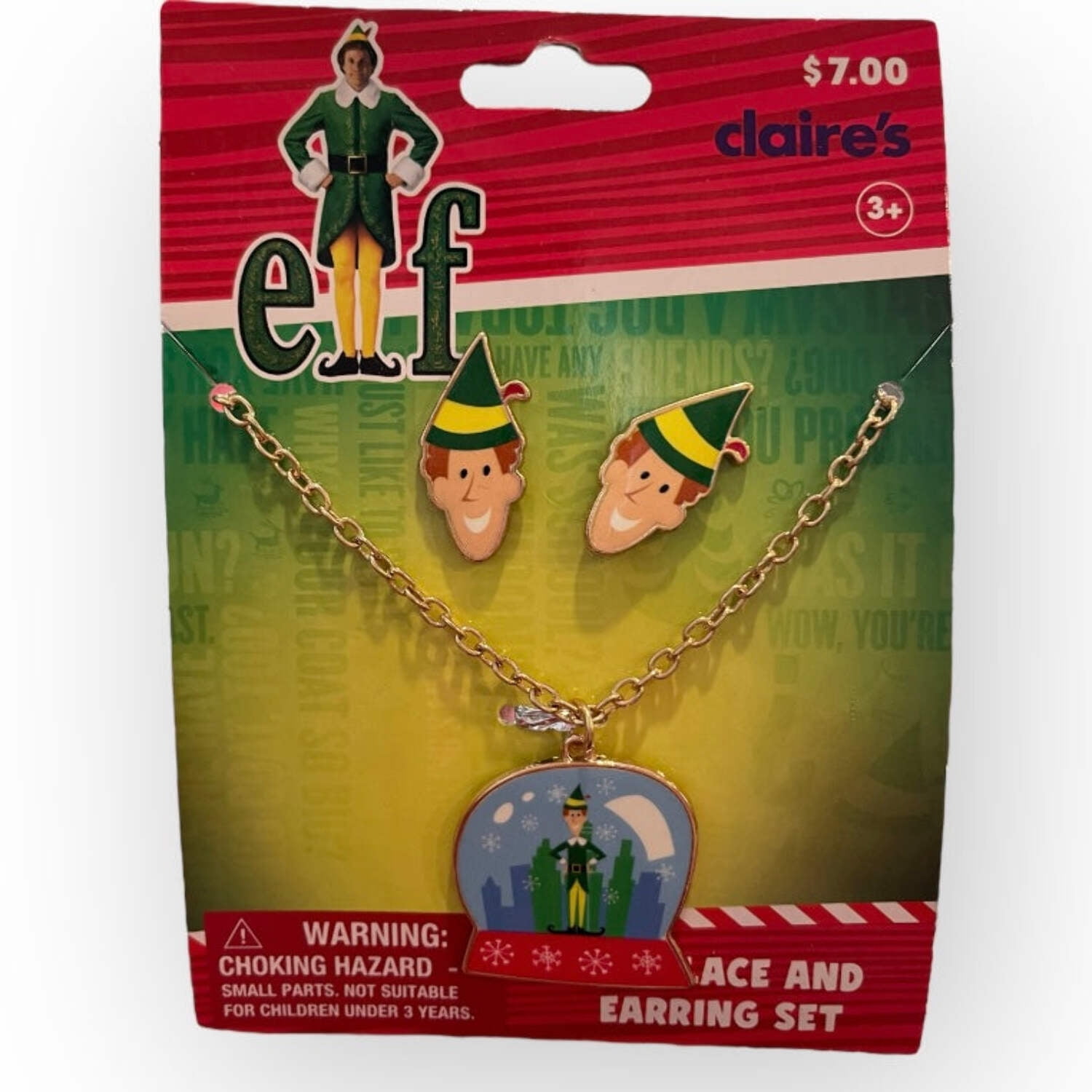 Claire's Girls "Elf" The Movie Mixed Piece Jewelry Set, 2-Pack ...