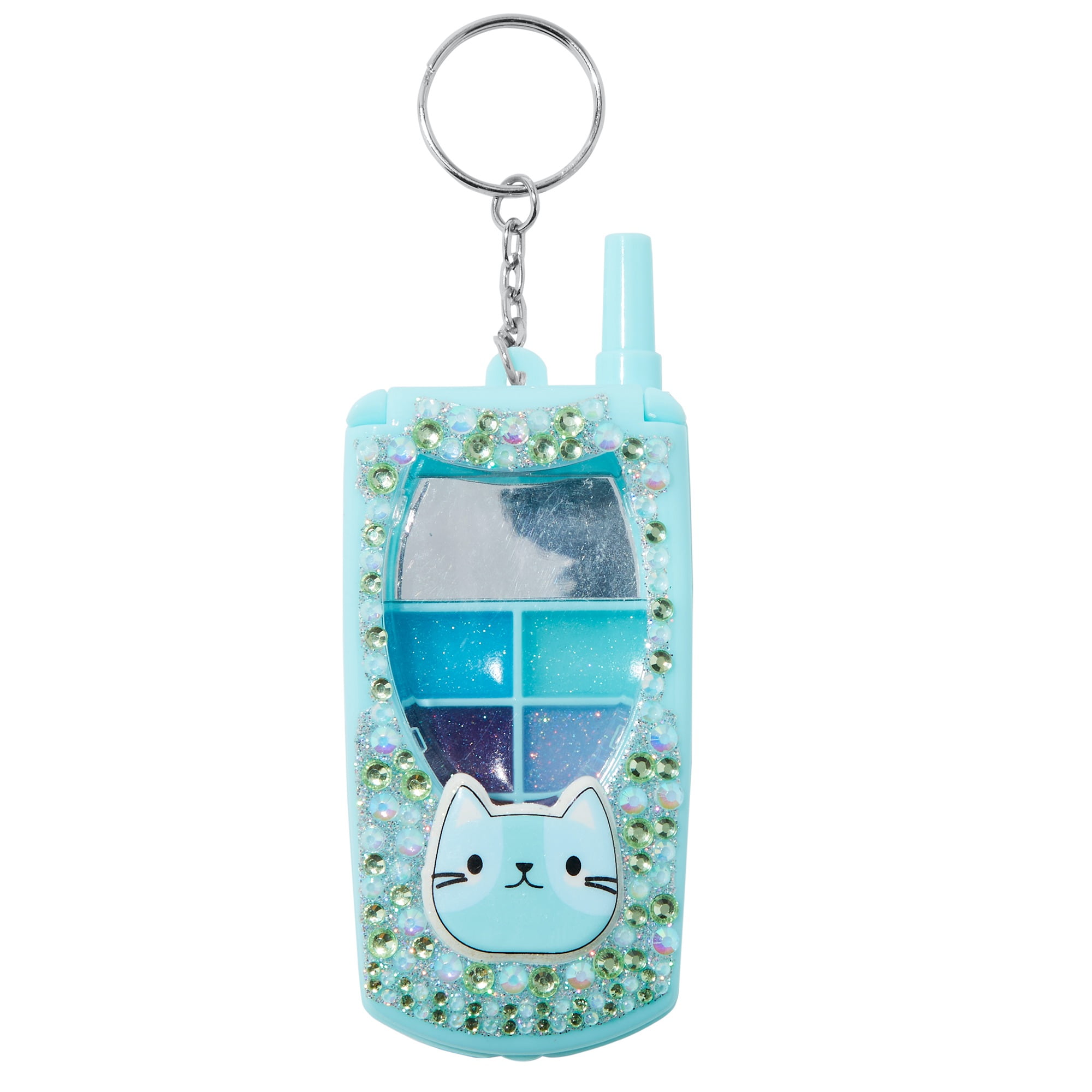 Claire's Girls Flip Phone Blue Cat - Walmart.com