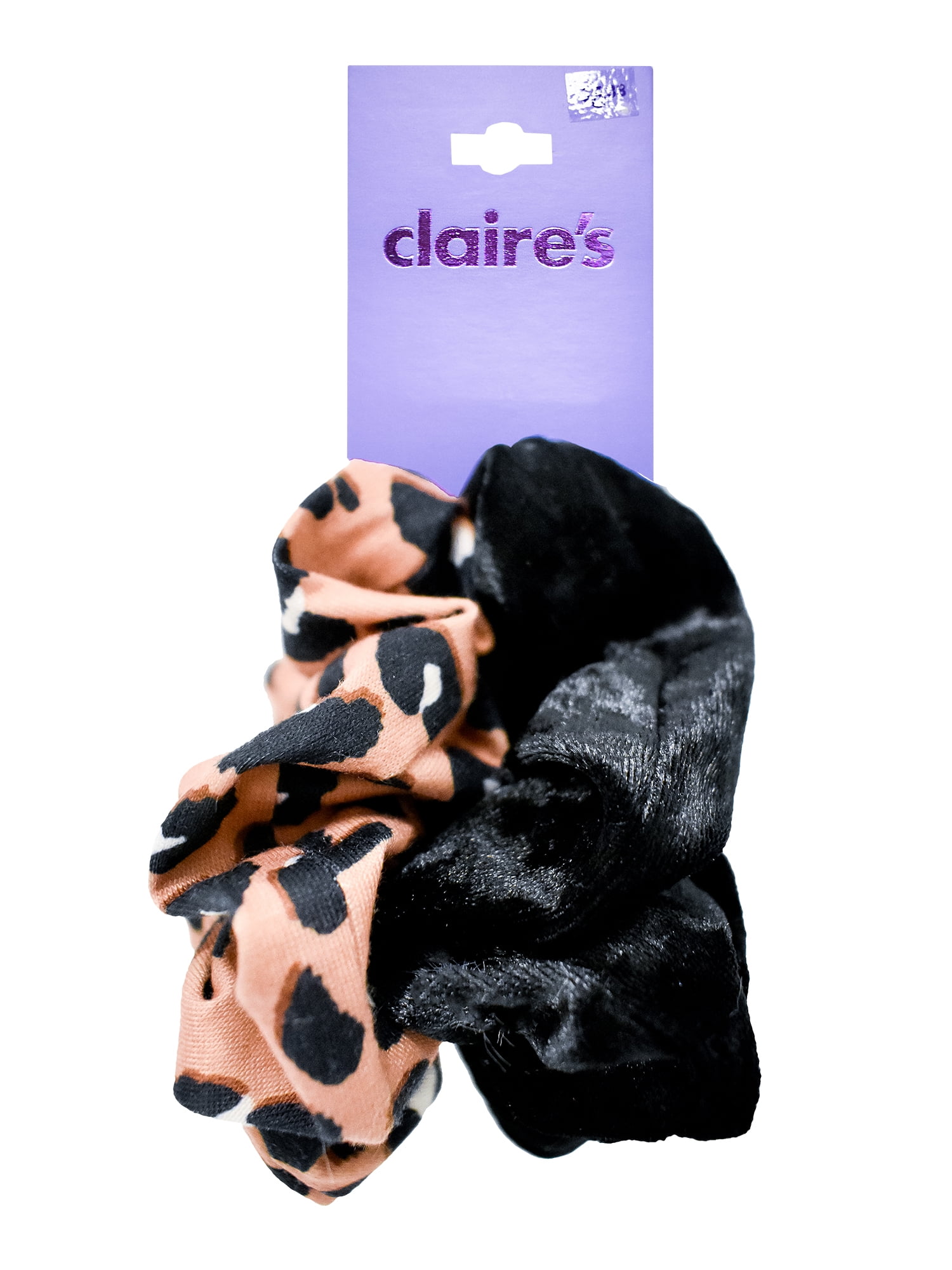 Claires Girls Cheetah Print Scrunchie Set - Hair Accessories - Walmart.com