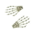 Claire's Halloween Classic Glow in the Dark Skeleton Hand Hair Clips, 1 ...