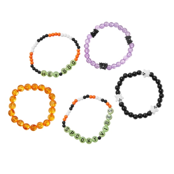 Claire's Halloween and Fall Theme Beaded Bracelets with Spooky Vibes ...