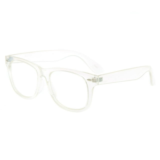 Claire's Holographic Retro Clear Lens Frames - Walmart.com