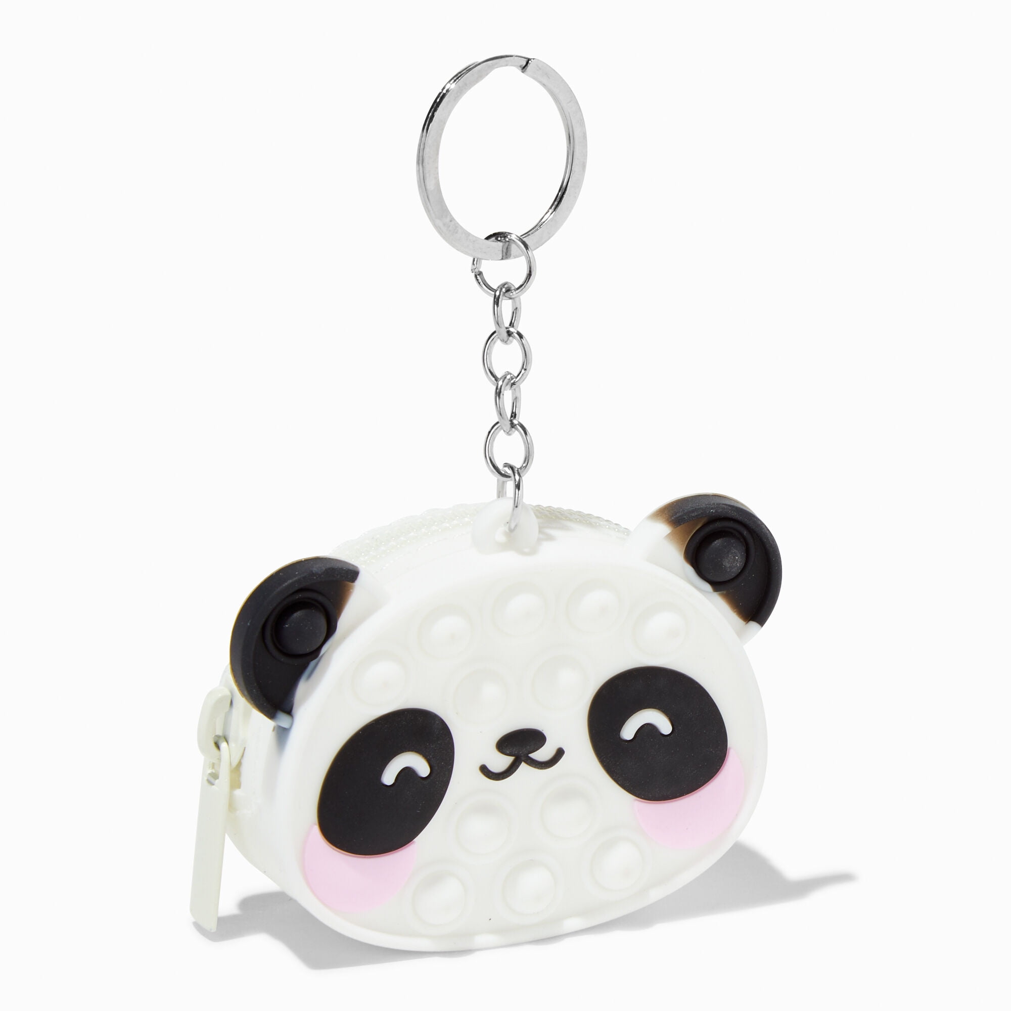 Claire's Popper Panda Mini Jelly Coin Silicon Purse Keychain - Walmart.com