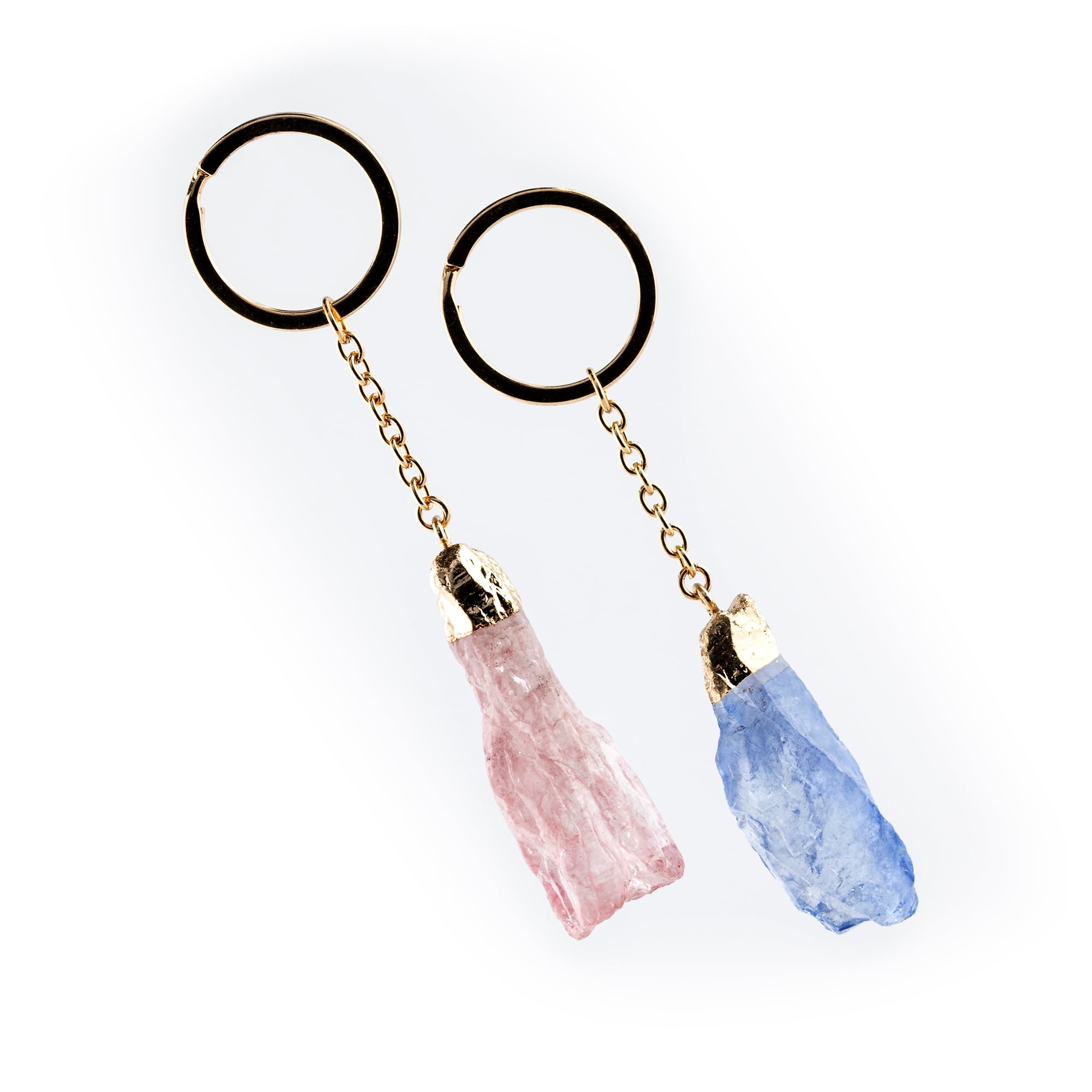 Claire's Pink and Blue Crystal Best Friends Keychains, 2-Pack - Cute ...