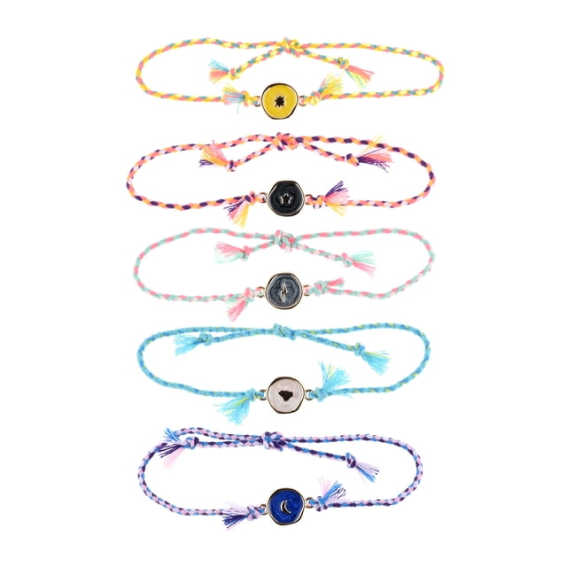 Claire's Kids Friendship Charm Bracelets Set, Multi-color Moon and ...