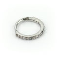 Claire's Women's Silver 18G Helix Hoop Earrings, Stainless Steel, 1 ...