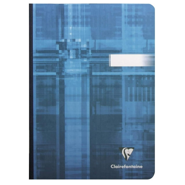Clairefontaine Clothbound Notebook - Ruled 96 sheets - 6 x 8 1/4 ...