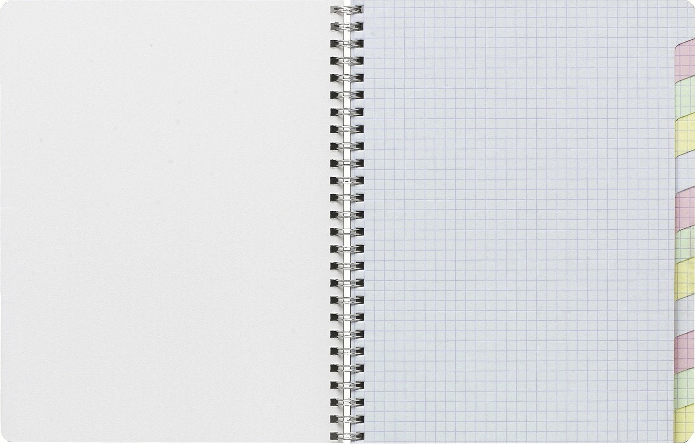 Clairefontaine Wirebound Notebook - Graph w/12 tabs 60 sheets - 6 3/4 x ...