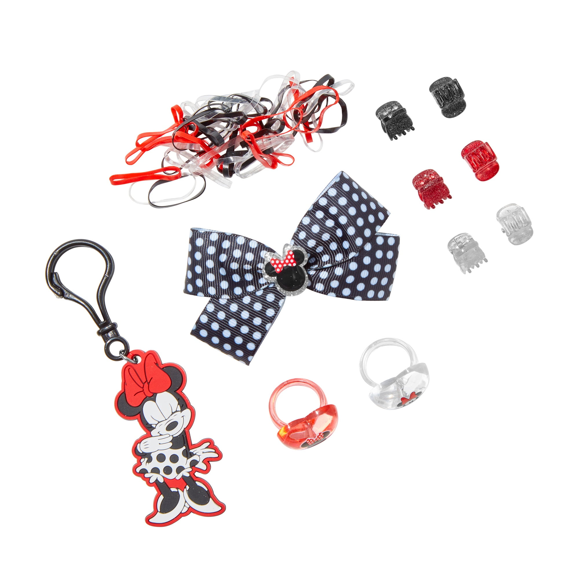 Claires Girls Disney Minnie Mouse Hairgoods Accessory Box Mini Claws ...