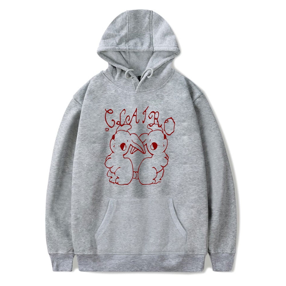 Clairo 2024 The Charm Rabbit Hoodie Singer Tour Concert Merch Men Women Unisex Harajuku (XXS ...