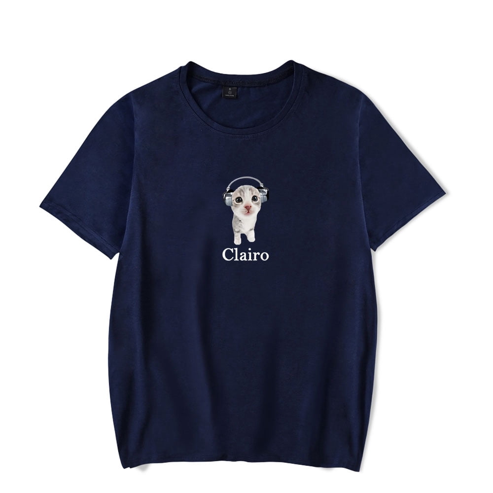 Clairo Cat Merch T-Shirt Men/Women Streetwear T-Shirt Shirt Short ...