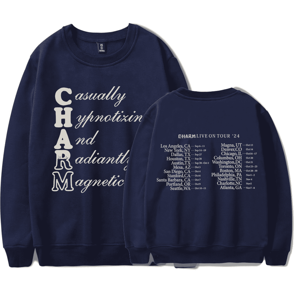 Clairo Charm Tour Crewneck Sweatshirt Merch Casual Sweatshirt Unisex ...