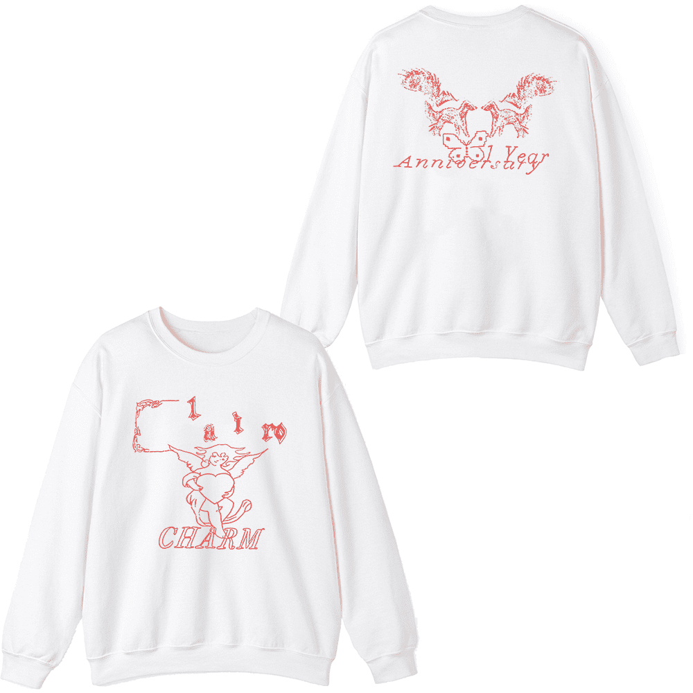 Clairo Merch Charm Angels Crewneck Sweatshirt Fashion Unisex Men Women ...
