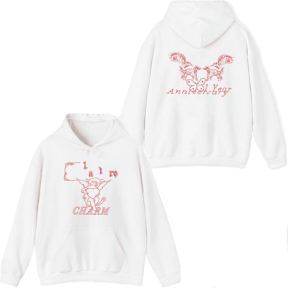 Clairo Merch Charm Angels Hoodie Fashion Unisex Men Women Long Sleeve ...