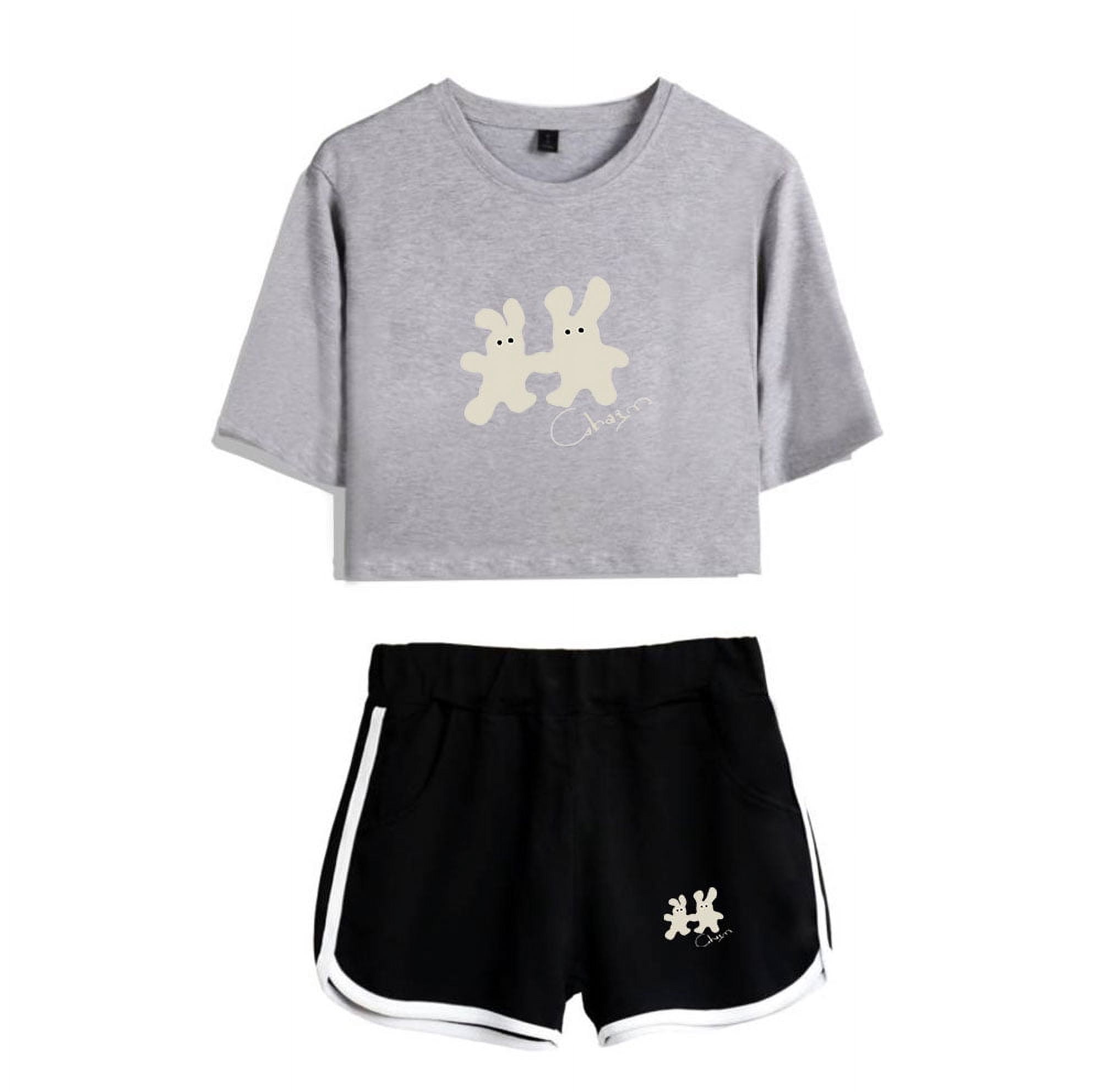 Clairo Merch Charm Bunny Tour New Logo Crop Top T-shirt Suits T Shirt ...