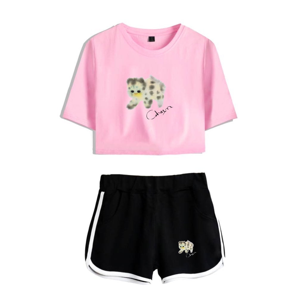 Clairo Merch Charm Cat 2024 Tour New Logo Crop Top T-shirt Suits T ...