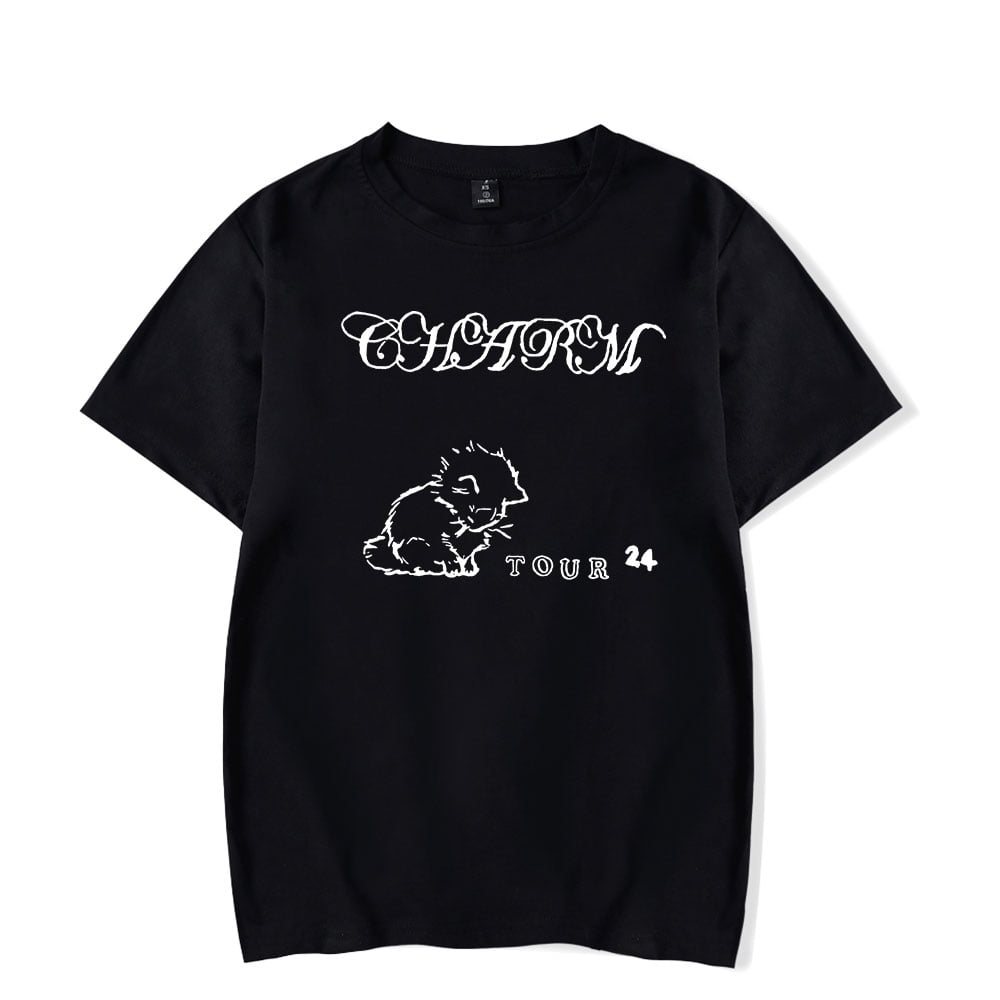 Clairo Merch Charm Cat Tour T-shirt Fashion t shirt Men Women Short ...