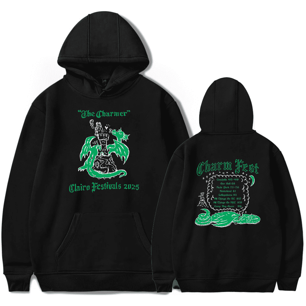 Clairo Merch The Charmer Festivals 2025 Castle Classic Hoodie Long ...