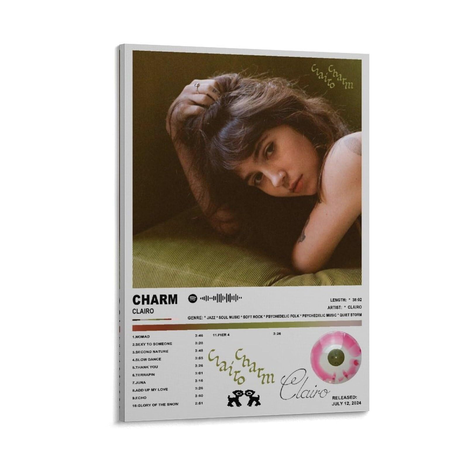 Clairo Posters Charm Music Cover Canvas Poster Bedroom Decoration Landscape Office Valentine's ...