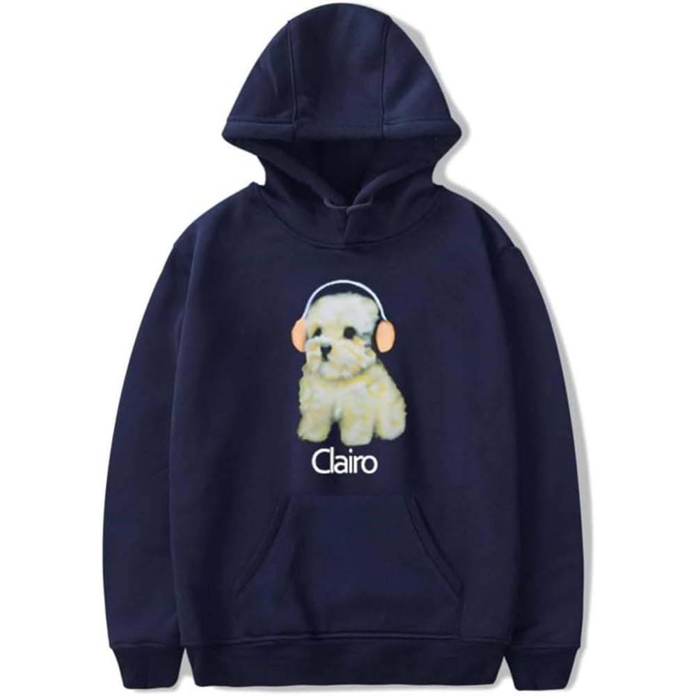 Clairo Merch Hoodie For Men And Women Cute Earphones Puppy Print ...