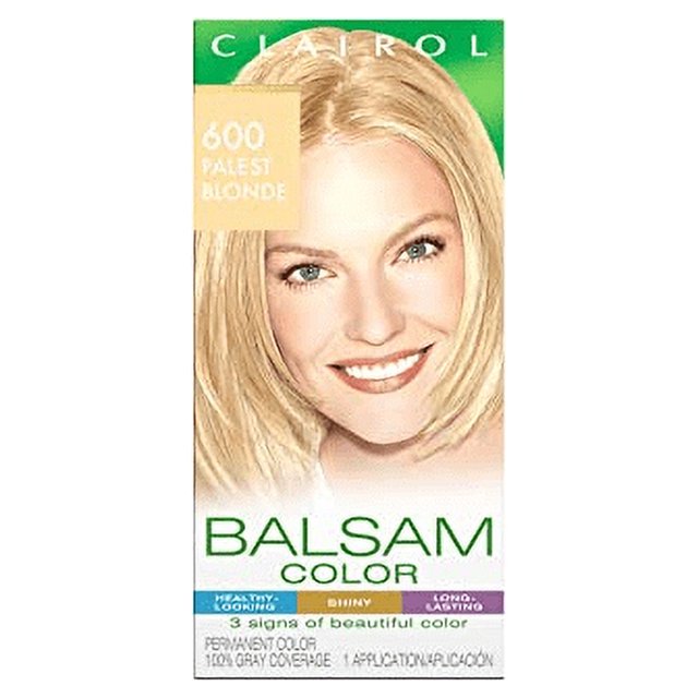 Clairol Balsam Healthy-Looking Shiny & Long-lasting Permanent Color 600 ...