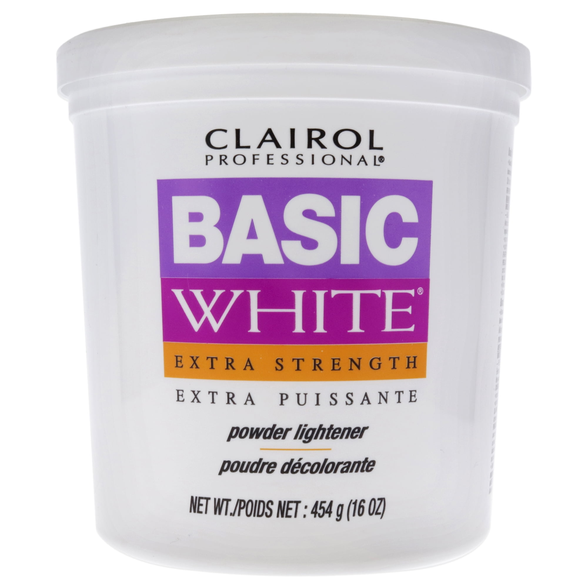 Clairol Professional Basic White Powder Lightener, 16 oz, Extra ...
