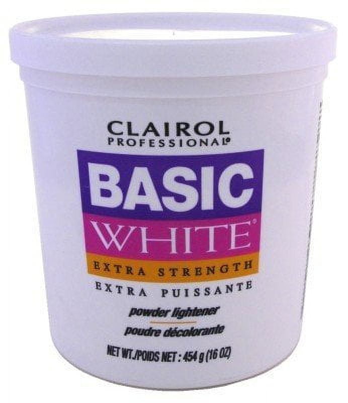 Clairol Basic White X-Strength Powder Lightener 16oz Tub by Clairol ...