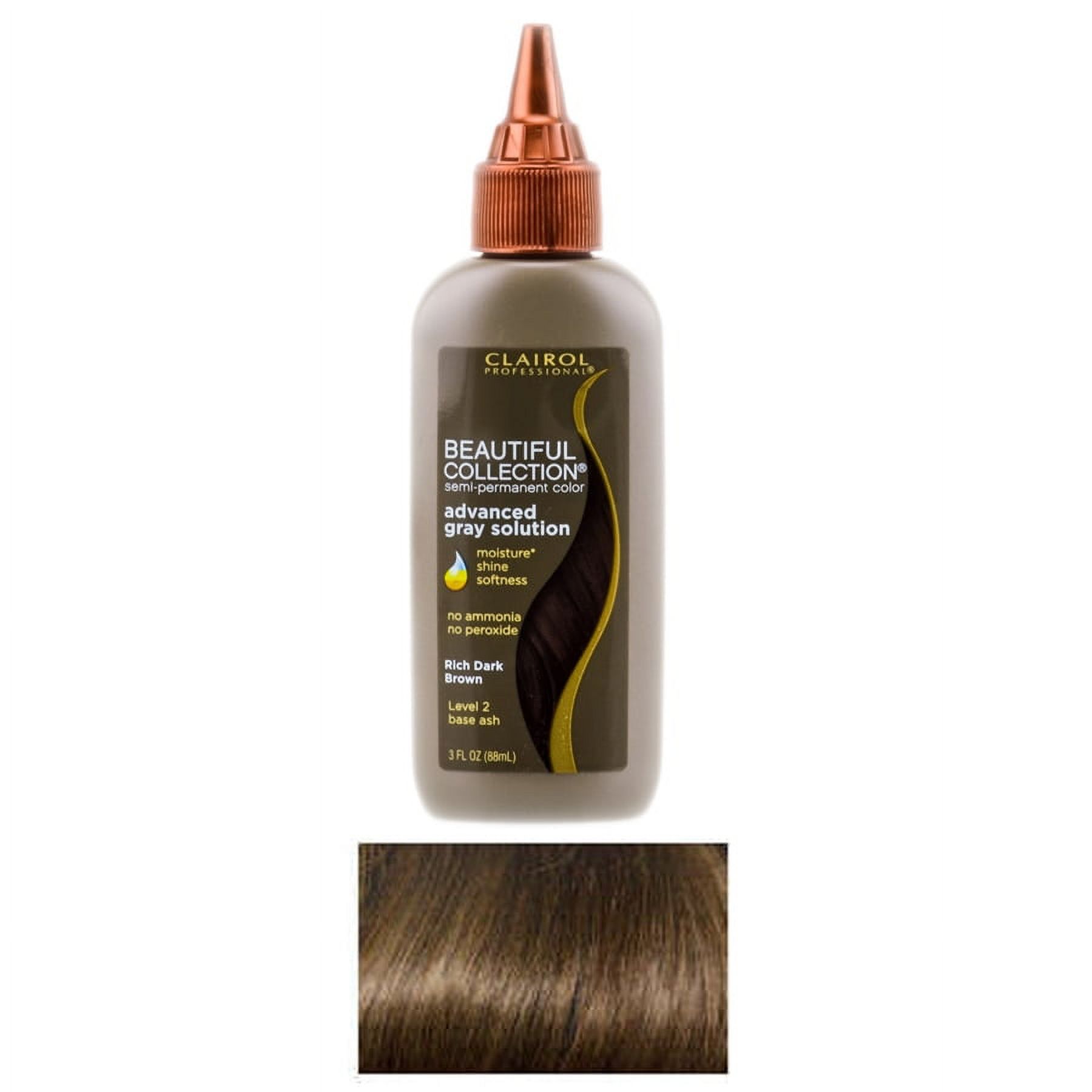 Clairol Beautiful Collection Advanced Gray Solution Semi-permanent Hair ...