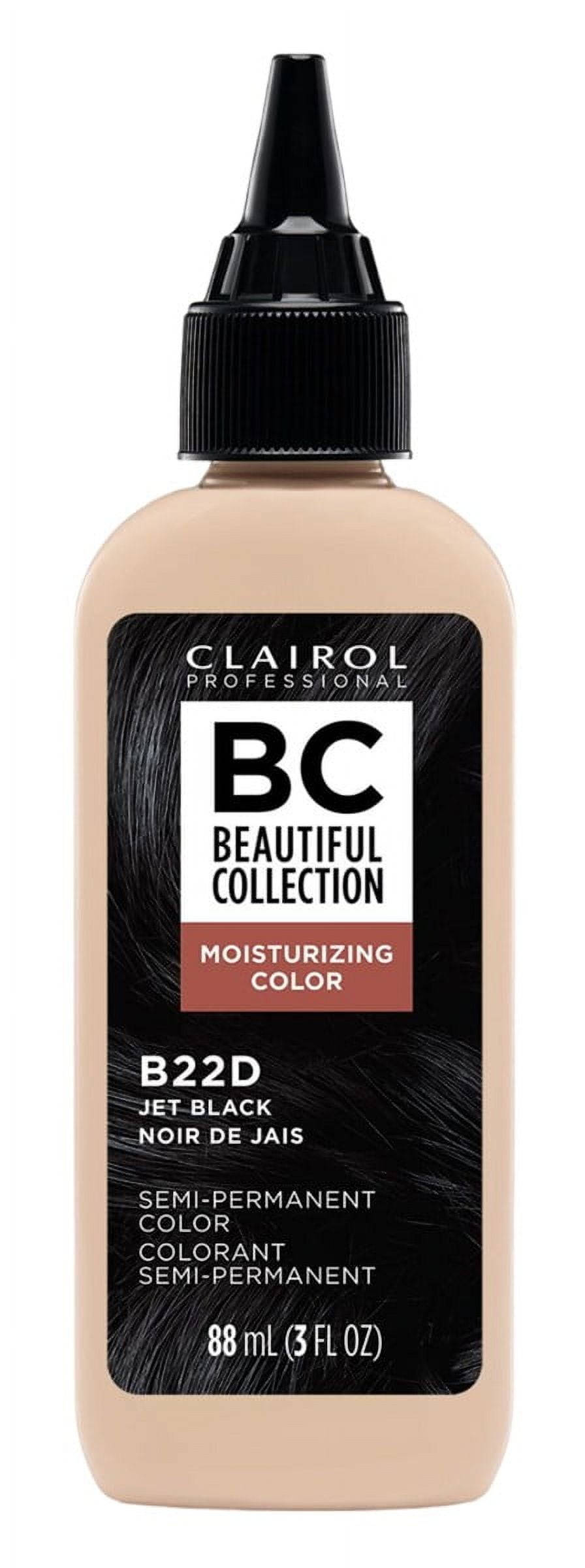 Clairol Beautiful Collection #B22D Jet Black 3oz (Pack of 6) - Walmart.com