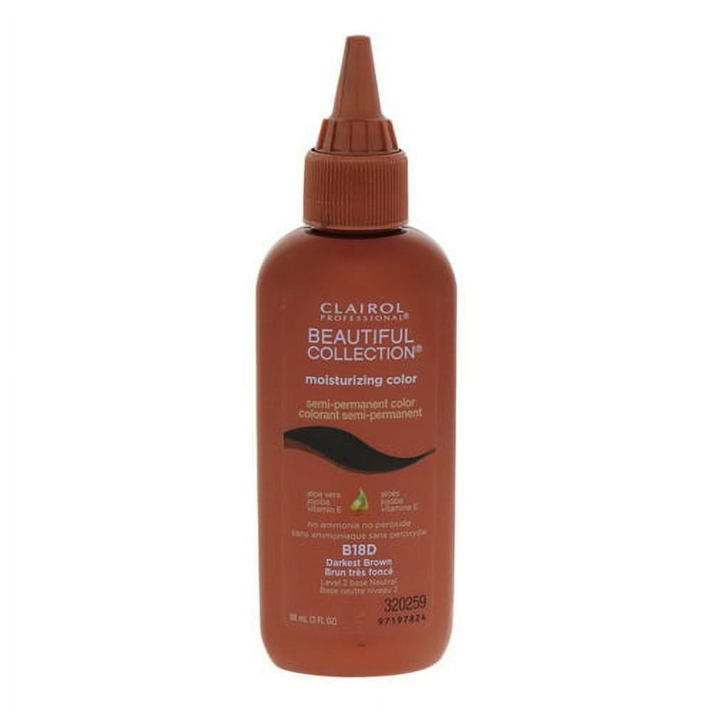 Clairol Beautiful Collection Natural Hair Color Dye, Moisturizing Semi ...