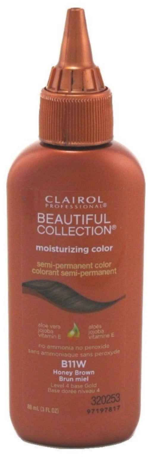 Clairol Beautiful Collection Semi-Permanent Honey Brown B11W, 3 fl oz ...