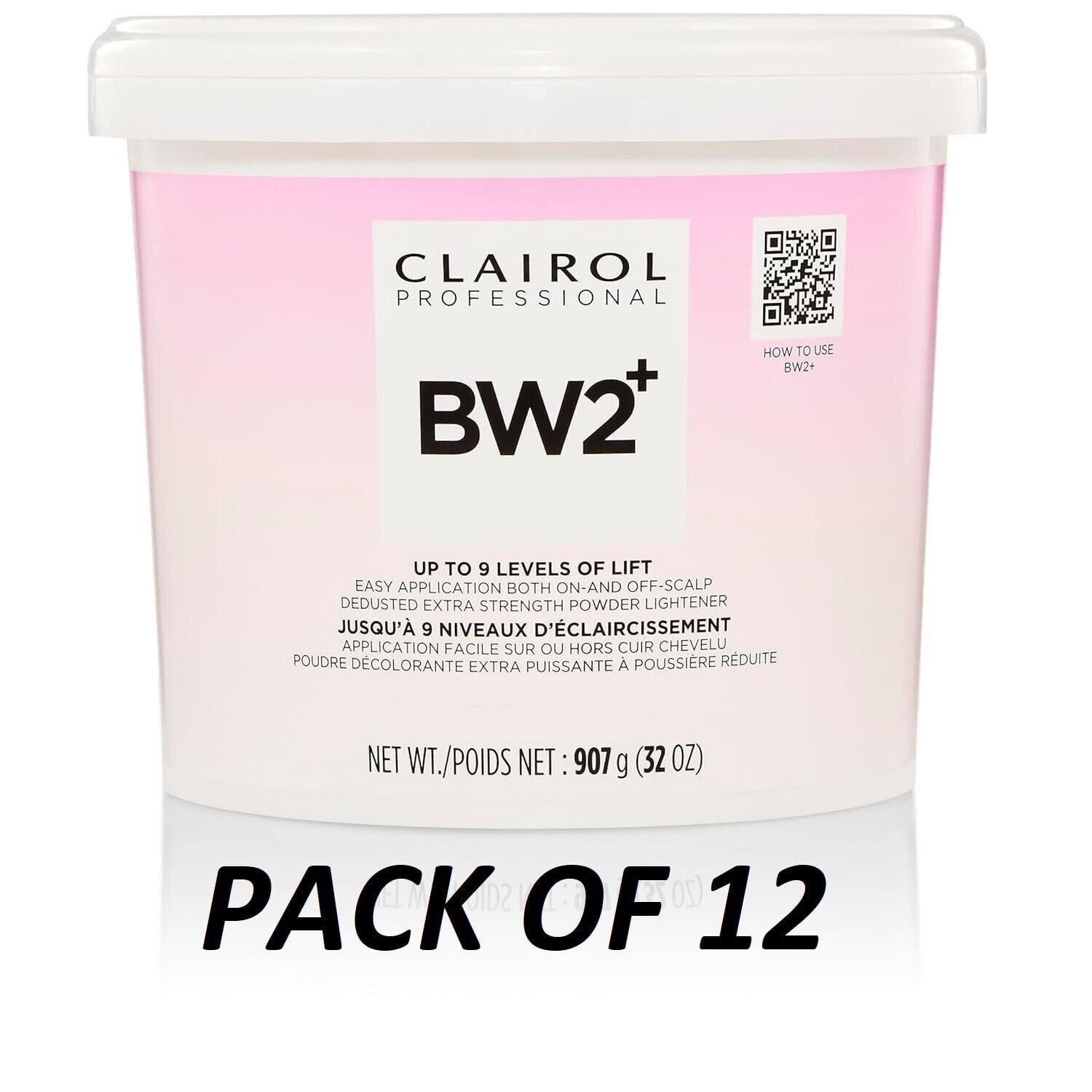 Clairol Bw2 Tub Powder Lightener Extra-Strength, 32 oz. - PACK OF 12 - Walmart.com