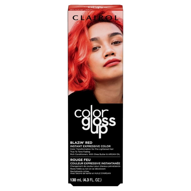 Clairol Color Gloss Up Semi Permanent Toning Color Hair Dye, Blazing ...