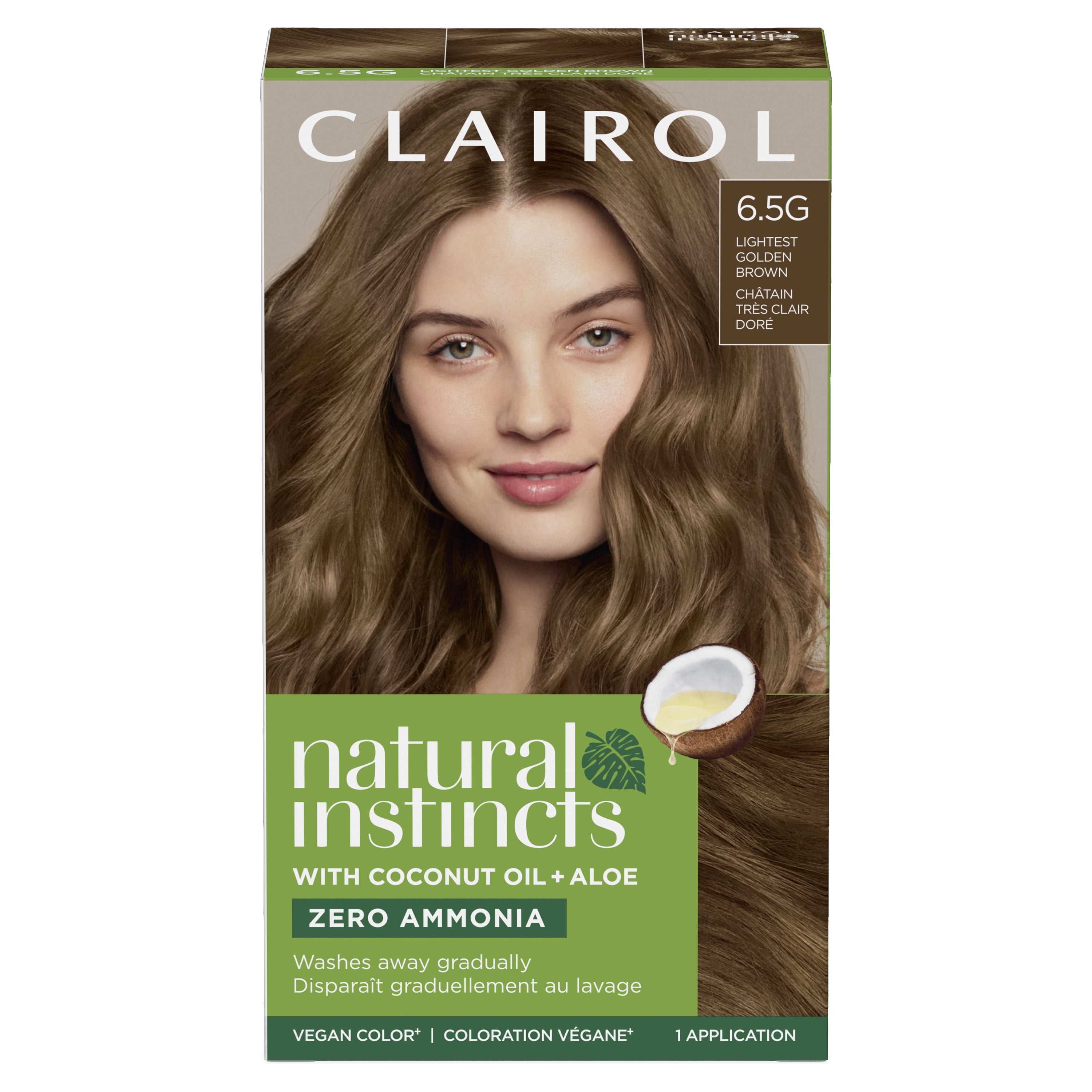 Clairol Natural Instincts Demi-Permanent Hair Color Creme, 6.5G ...