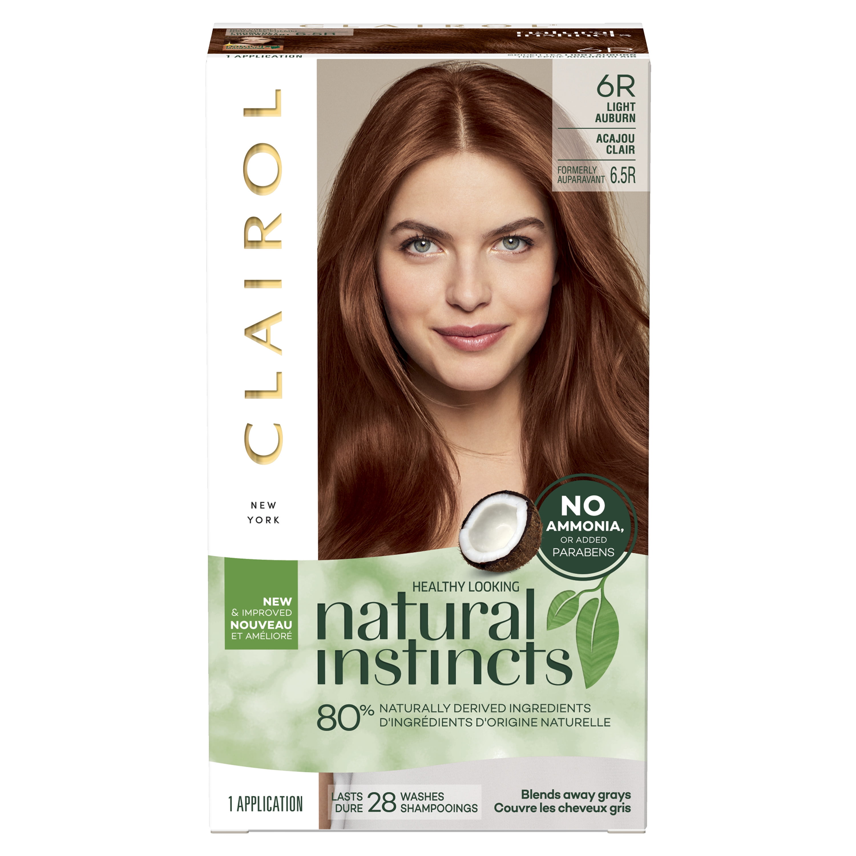 Clairol Natural Instincts Demi Permanent Hair Color Creme 6r Light