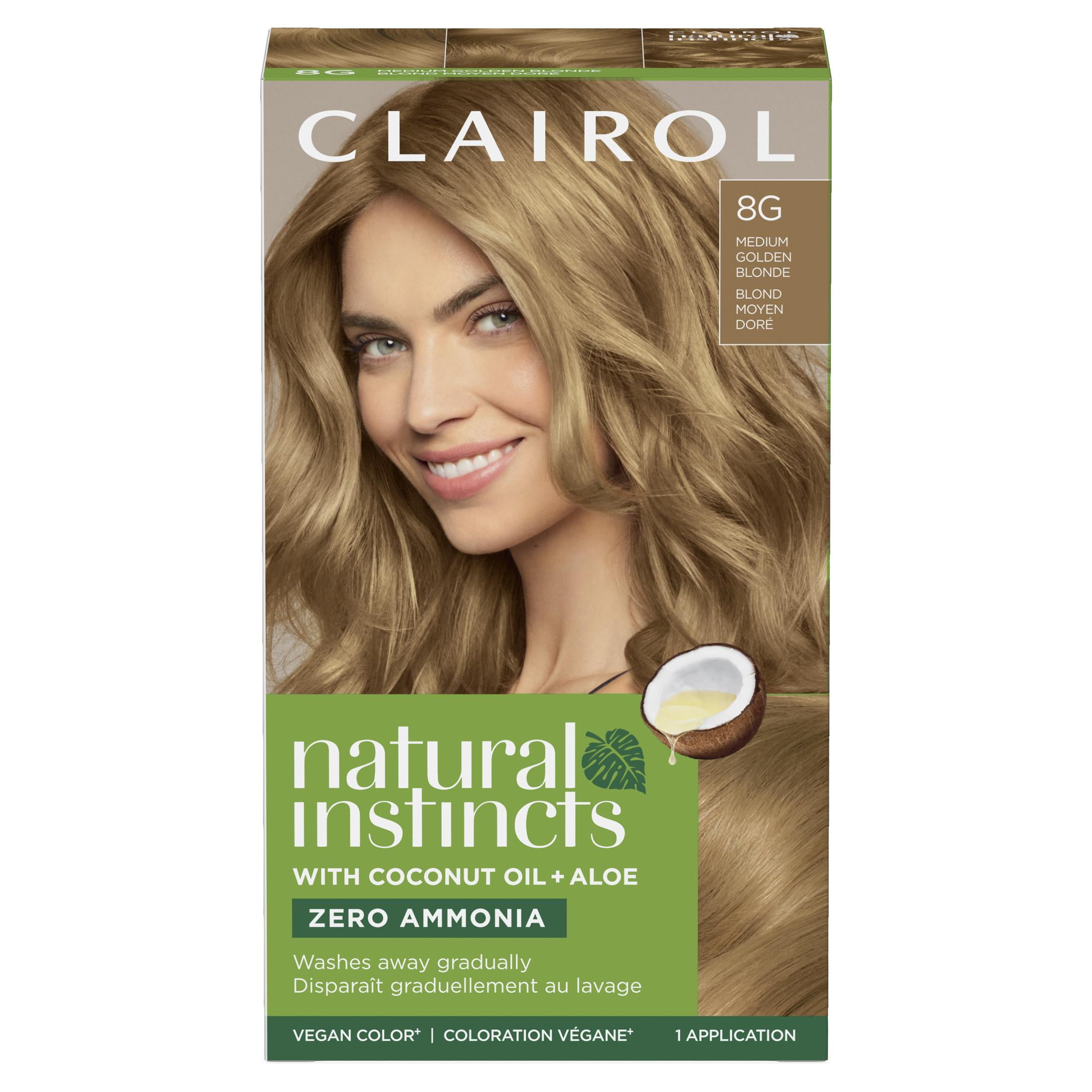 Clairol Natural Instincts Demi-Permanent Hair Color Creme, 8G - Walmart.com