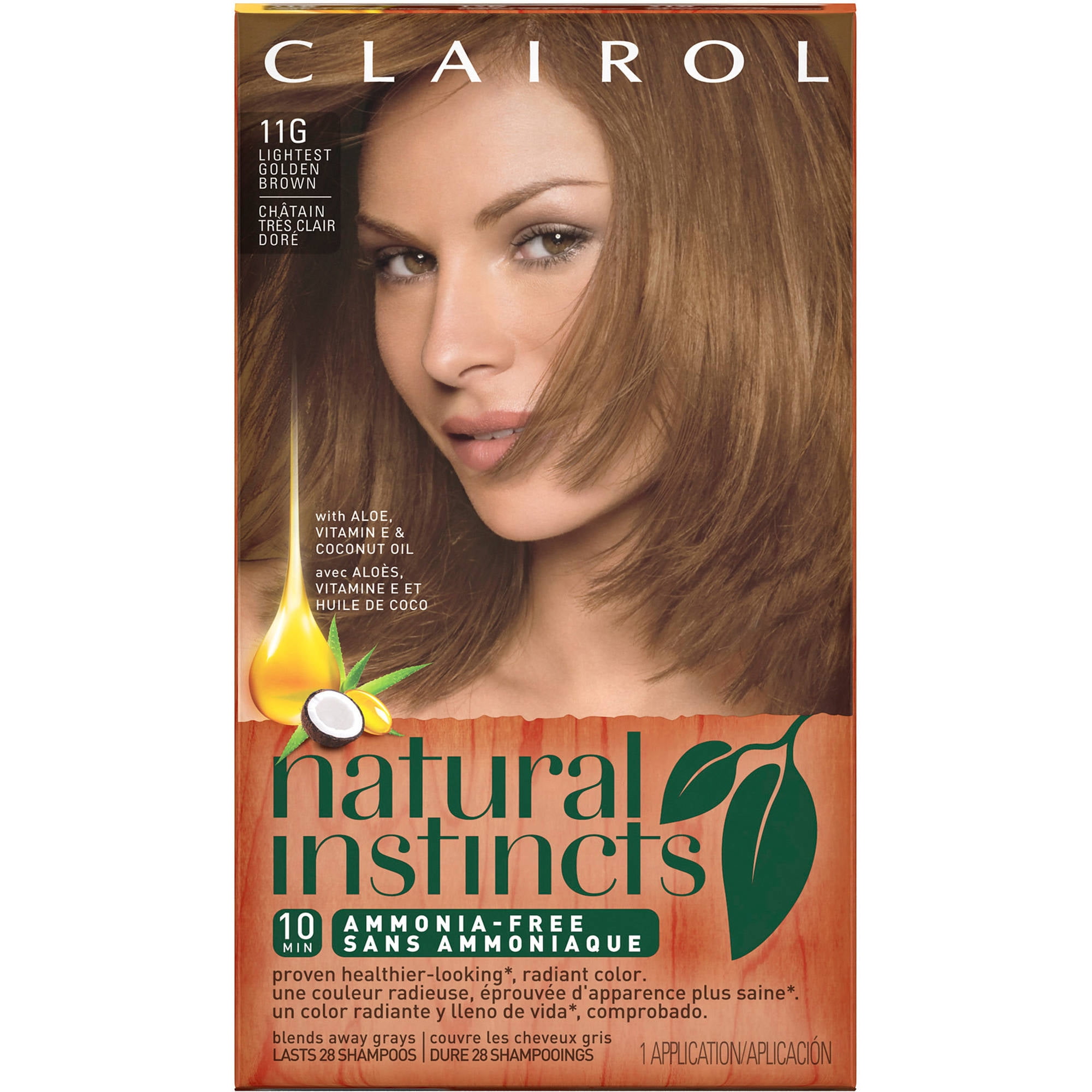 Clairol Natural Instincts Semi- Permanent Hair Color, Lightest Golden ...