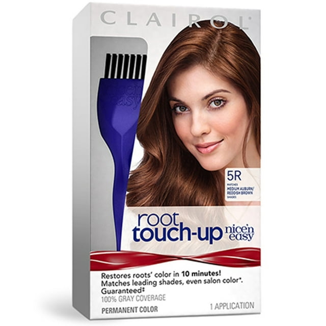 Clairol Nice 'n Easy Root Touch-Up Permanent Hair Color, Medium Auburn ...